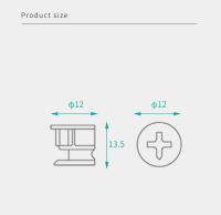 China 12mm Od Furniture Cam Fitting ODM for Knockdown Furniture Installation for sale