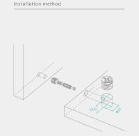 China Zinc Plated Furniture Cam Fitting for Flat-Pack Office Furniture in Cold Rolled Steel for sale