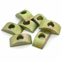 China 33*11mm Metal Half-Moon Washers Furniture Fitting For Modular Furniture for sale