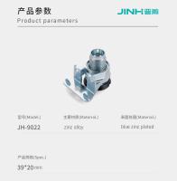 China 20mm Metal Leg Levelers In Zinc Alloy With Zinc Plated For Rta Cabinets for sale