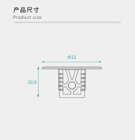 China Crystal Steel Shelf Pegs Robust Furniture Connecting Fittings For Flat-Pack Assembly for sale