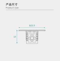 China Concealed Metal ABS Furniture Shelf Pegs Innovative Flat-Pack Furniture Fittings For Seamless Assembly for sale