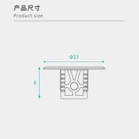 China Versatile Steel-Plastic Shelf Pegs For Glass Essential Furniture Hardware For Knock-Down (Kd) Designs for sale