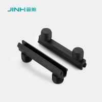 China Heavy-Duty Black Plastic Shelf Pegs For Knockdown Furniture, Professional-Grade Panel Support Hardware for sale