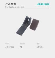 China 10x10mm Plastic L-Brackets With Cover, Fitting For Rta Furniture for sale