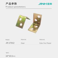 China Furniture Fitting 10x19.5mm Metal L-brackets Durable and Sturdy for Flat-Packed Furniture for sale