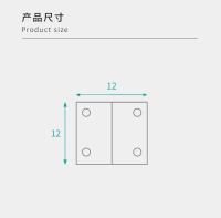 China 12x12mm Metal L-Brackets, Furniture Hardware For Flat-Pack Furniture for sale