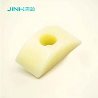 China 33x11mm Plastic Half Moon Washers Simple Installation for Knock-Down Furniture Designs for sale