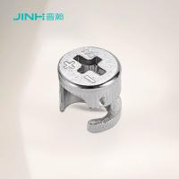 China 12mm Diameter Modular Furniture Cam Lock Nuts in Zinc Plated Finish for Cabinet Assembly for sale