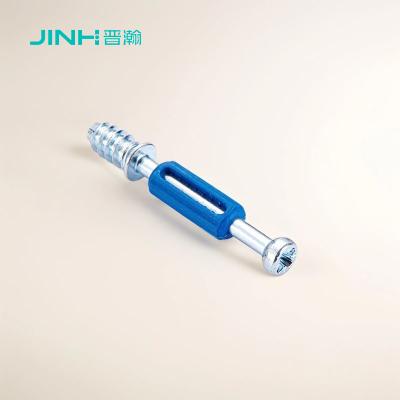 China Jh-2112 Cold-Forged Cam Dowel Screw 40mm Industrial-Grade Furniture Jointing Pin For Rta Furniture for sale