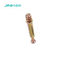China JH-2031 Minifix Connecting Bolt 3-in-1 Cam Lock Fastener Concealed Fastening for Cabinets Drawer Slides Assembly Scenario for sale