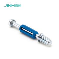 China JINHAN JH-2112 Minifix Spreading Bolt & 3-in-1 Fast Connector with Plastic Sleeve - 40mm, Cold Rolled Steel, Hidden Installation for sale