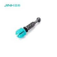 China JINHAN JH-2136 Minifix Connecting Bolts with Black Nickel Finish & Fluted Design for 15mm+ Board Cabinet Wardrobe for sale