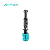 China JINHAN JH-2136 Minifix Connecting Bolts with Black Nickel Finish & Fluted Design for 15mm+ Board Cabinet Wardrobe for sale