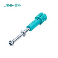 China JINHAN JH-2138 Furniture Minifix Spreading Bolt High-Strength Cold Rolled Steel & Nylon Expansion Dowel for 15mm+ Board for sale