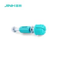 China JH-2161 Cam Lock Connector Set Blue Zinc Plated Cold-Drawn Carbon Steel Dowel Secure Fixing Up to 12N Torque for 15mm Panel Furniture for sale