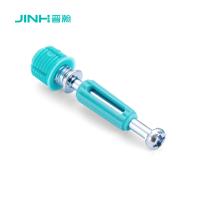 China JH-2162 Furniture Connector Kit , Eccentric Fastener Set Carbon Steel Bolt with Nylon Expander 41mm for 15mm+ Board Assembly for sale