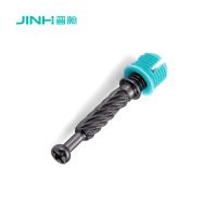 China ​​JH-2168 Furniture Cam Lock Screw Expansion Bolt Cold-Drawn Steel Nylon Black Nickel Plating 40mm Length for 15mm-40mm Panels for sale
