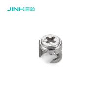 China JINHAN furniture panel connector cam lock nuts JH-1048 | High-Strength Carbon Steel | Nickel Plated | Concealed Fastener for sale