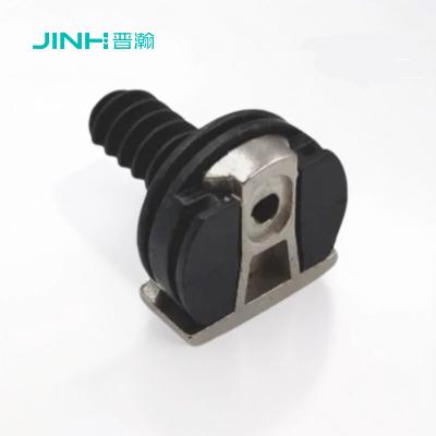 China JH-4010 bedroom furniture connecting fitting: Heavy-Duty Nickel-Plated Zinc Alloy & Black ABS Support for 15mm+ Thick Furniture Panels​ for sale