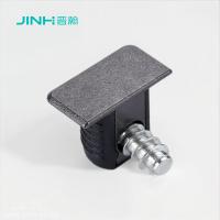 China JH-4037 Gunmetal Grey Zinc Alloy Shelf Bracket - Heavy-Duty ABS Plastic Supports for 15mm+ Cabinets & Shelving for sale