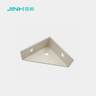 China JINHAN JH-17016 Steel Corner Bracket, 92x66x18.5mm Powder-Coated Angle Connector for Cabinet & Wardrobe for sale