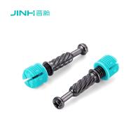 China Jh-2136 Carbon Steel Material Cam Fitting Screw | Cold Rolled Carbon Steel & Black Nickel Plated for sale