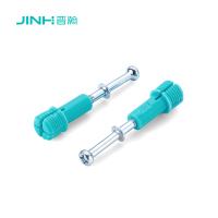 China Blue Zinc Plated Cam Fitting Screw | Jh-2138 Model | Cold Rolled Carbon Steel & Blue Zinc Plated for sale