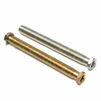 China Jh-2167 High Strength Cam Dowel Screw For Furniture Assembly, Cold-Drawn Carbon Steel, Black Nickel Plated, 40mm Length for sale