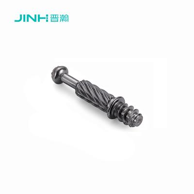 China Jh-2169 Oem Customizable Minifix Connecting Bolts For Flat-Pack Furniture, Cold-Drawn Carbon Steel, 32mm Length for sale