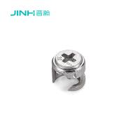 China Jh-1048 Steel 12mm Cam Lock | Nickel Plated Cold Rolled Steel | Concealed Installation | High Friction Design For Cabinets & Wardrobes for sale