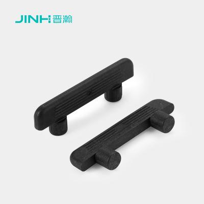 China Jh-4047 Abs Plastic Furniture Shelf Pins, 39.6mm Length X 3.3mm Width, Black Jh3 Type Male Connector For 15mm+ Board Thickness, Durable Layer Board Fixing Pin for sale