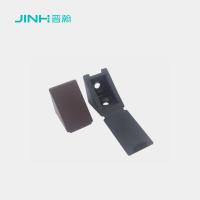 China JH-17005 10x10mm Flip-Tab Plastic Corner Bracket, PE Material High Strength Concealed Fastener for Cabinet Furniture for sale