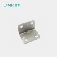 China Jinhan JH-17011 Hidden Corner Bracket, 11.5x11.5mm Galvanized Steel Angle Connector for Cabinet & Wardrobe for sale