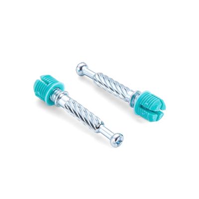 China Zinc plated Minifix Fastening Bolt ideal for secure furniture assembly and durable connections in industrial applications for sale