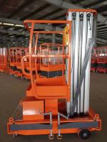 China Push Around Aluminium  Vertical Mast Lifts Strong Structure Smooth Lifting for sale
