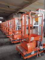 China Push Around Aluminium  Vertical Mast Lifts Strong Structure Smooth Lifting for sale