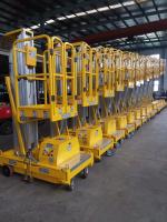 China Push Around Aluminium  Vertical Mast Lifts Strong Structure Smooth Lifting for sale