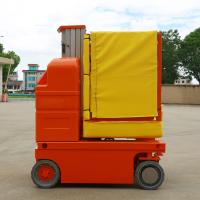 China Self Propelled Electric Tiltable Vertical Mast Lifts  For Factory Workshops for sale