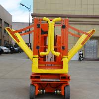 China Self Propelled Electric Tiltable Vertical Mast Lifts  For Factory Workshops for sale