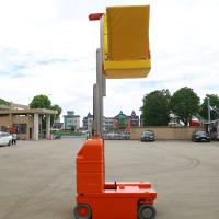 China Self Propelled Electric Tiltable Vertical Mast Lifts  For Factory Workshops for sale