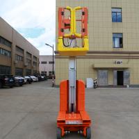China Self Propelled Electric Tiltable Vertical Mast Lifts  For Factory Workshops for sale