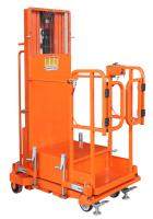 China Push Around Aerial Order Pickers T Series 4.7m ~ 6.5m  Large Load Capacity for sale