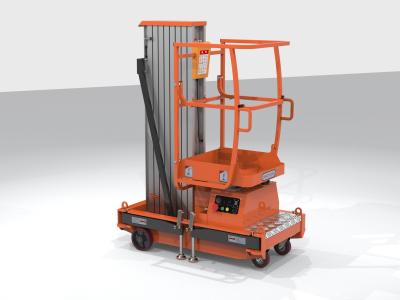 China Widely Applicable Single Mast Lift With  Low Voltage Protection for sale