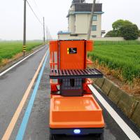 China All-Electric Stock Picker Vertical Mast Lifts With Variety Of Safety Functions for sale
