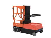 China All-Electric Stock Picker Vertical Mast Lifts With Variety Of Safety Functions for sale