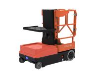 China All-Electric Stock Picker Vertical Mast Lifts With Variety Of Safety Functions for sale