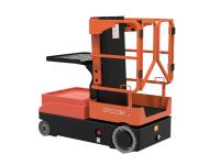 China All-Electric Stock Picker Vertical Mast Lifts With Variety Of Safety Functions for sale