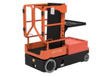 China All-Electric Stock Picker Vertical Mast Lifts Light Structure Compact Design for sale