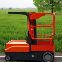 China All-Electric Stock Picker Vertical Mast Lifts Light Structure Compact Design for sale